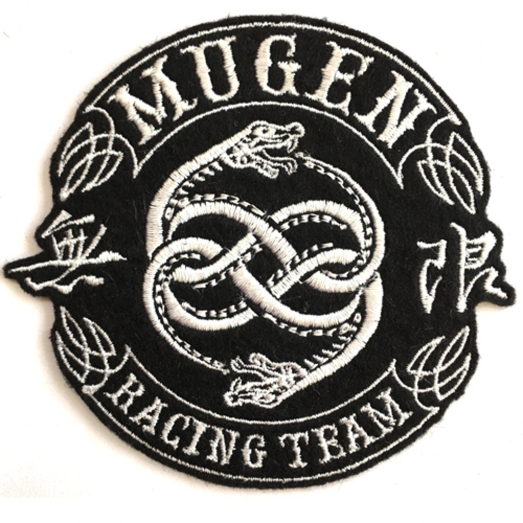 อาร์มรีดปักลาย MUGEN RACING อาร์มรีดติดเสื้อลายMUGEN RACING ตัวรีดติด ...